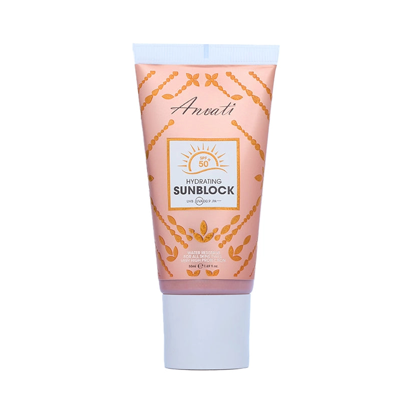 SPF+ 50 Hydrating Sunblock | Natural Skincare & Haircare – Anvati Beauty
